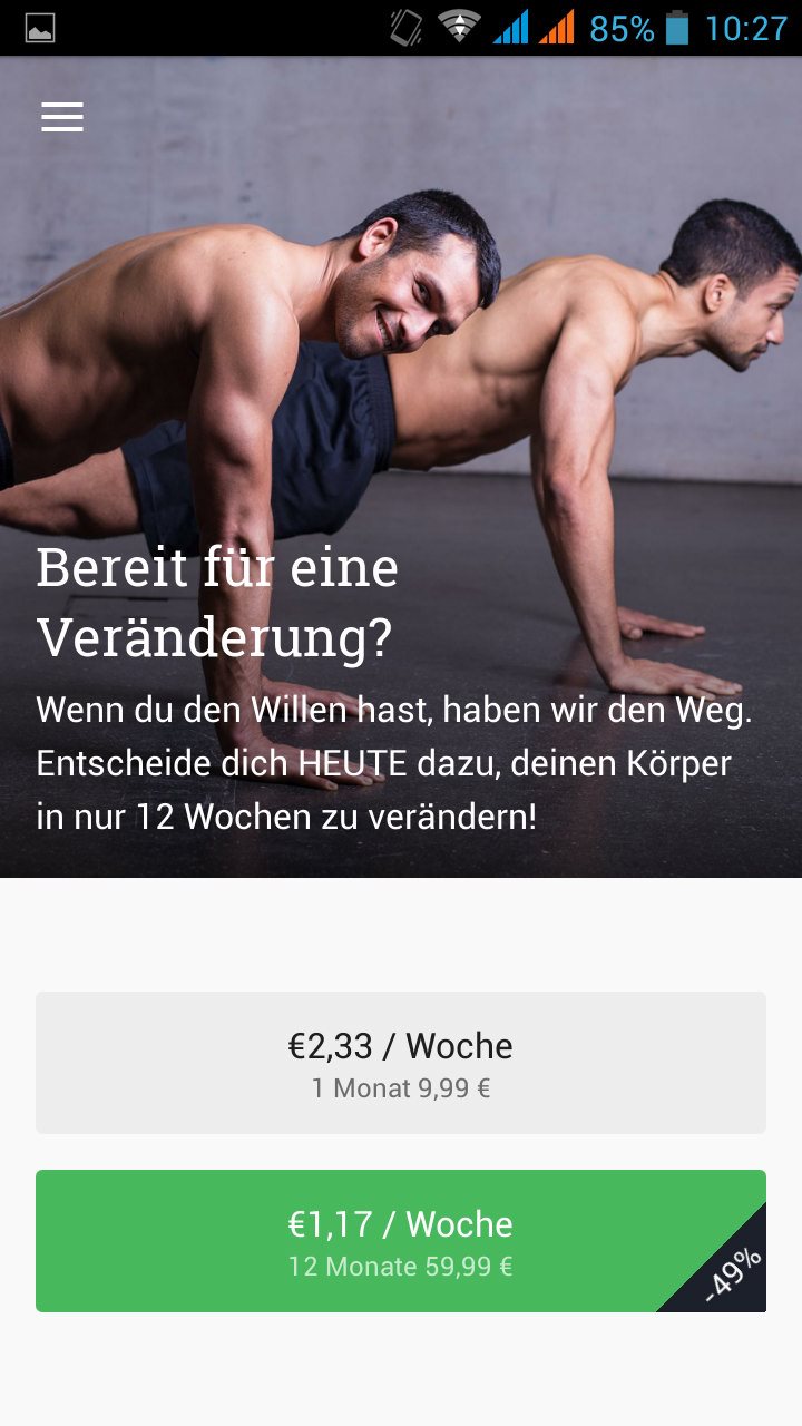 Runtastic Results: Fitness App veröffentlicht (Vergleich mit Freeletics ...