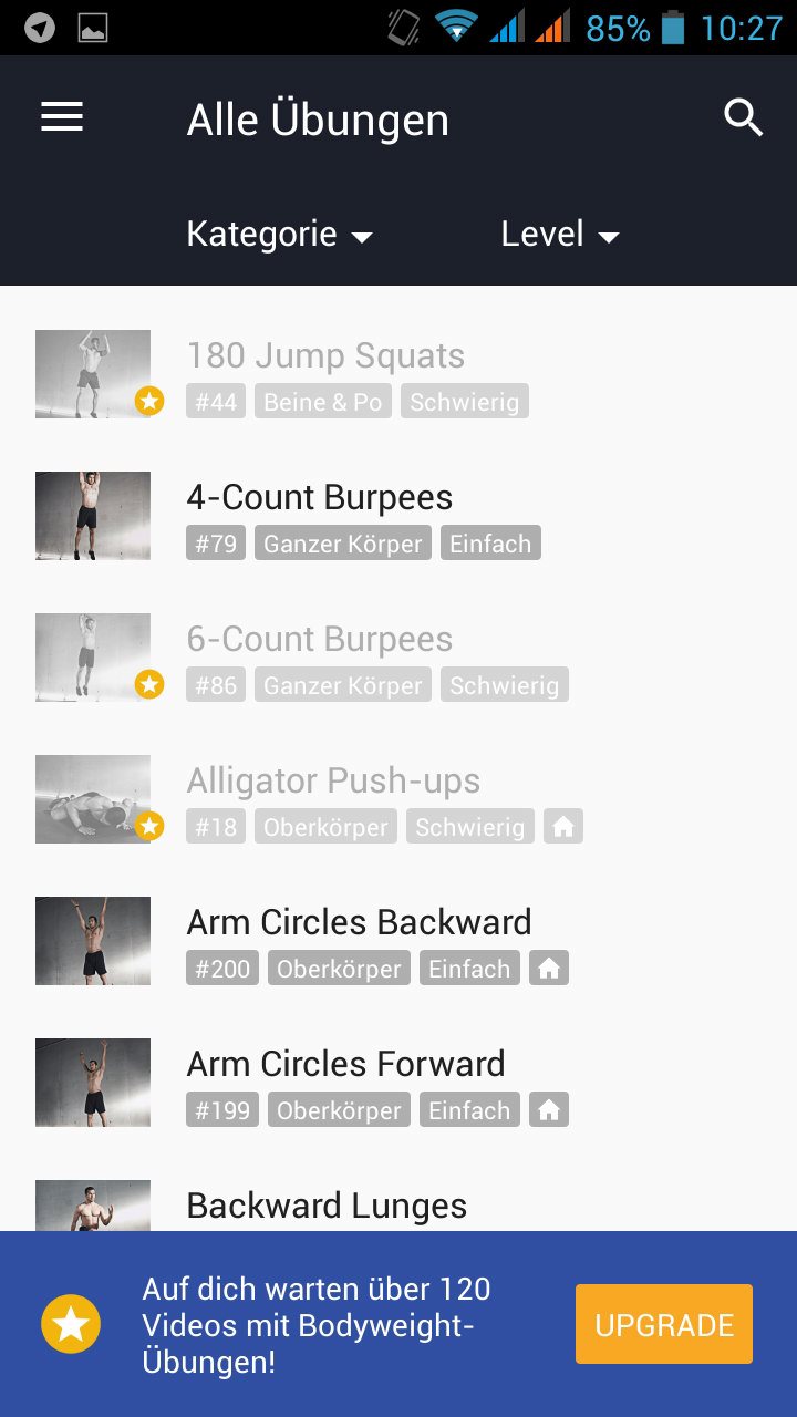 Runtastic Results: Fitness App veröffentlicht (Vergleich mit Freeletics ...