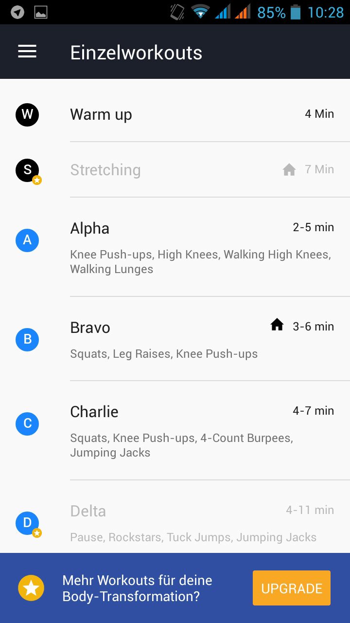 Runtastic Results: Fitness App veröffentlicht (Vergleich mit Freeletics ...