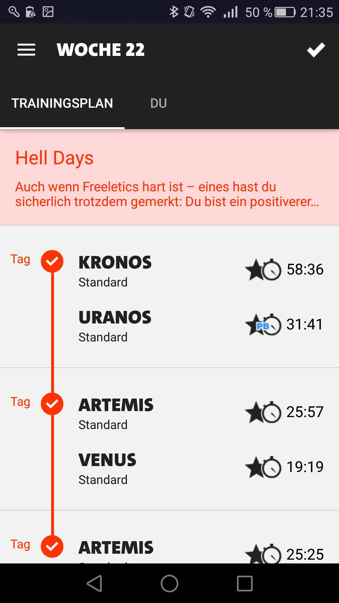 Freeletics Running App Übersicht Funktionen Workouts004 - fitness ...