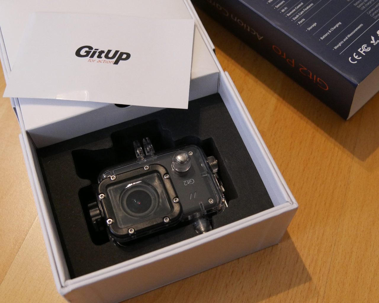 Unboxing: GitUp Git2 Pro 2K Actioncam - fitness-factory.net